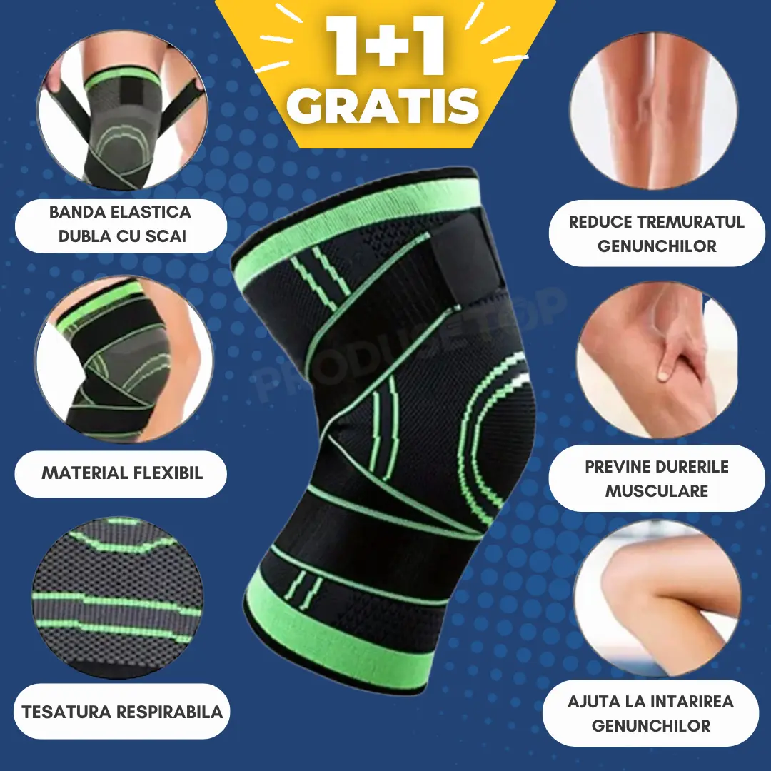 Orteză elastică de protecție pentru genunchi - Magazinul tău Online ...